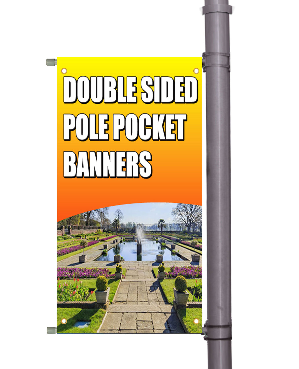 Single Pole Banner - Double Sided with Hardware Set — Milweb1